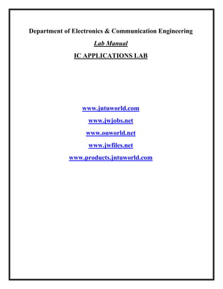 Ic apps lab_manual_jwfiles | PDF