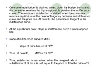 Indifference Curve Analysis PPT | PPT