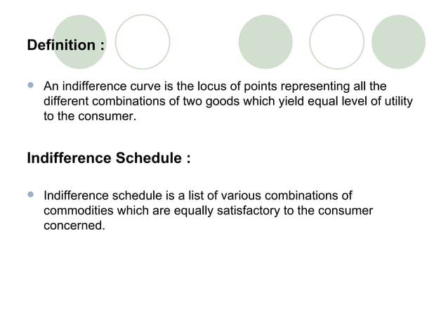 Indifference Curve Analysis PPT | PPT | Economy | Business and Finance