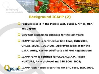 ICAPP trainingcold chain by Q-Point | PPT | Food Industry | Industries