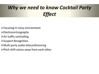 Cocktail Party Effect Psychology