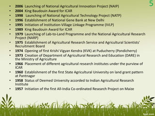 Indian Council of Agricultural Research (ICAR) | PPTX
