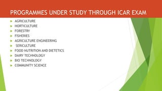 ICAR ADMISSION GUIDANCE | PPT