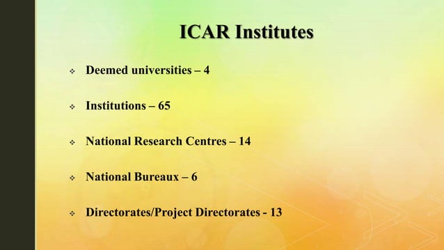 ICAR Indian Council of Agricultural Research.pptx