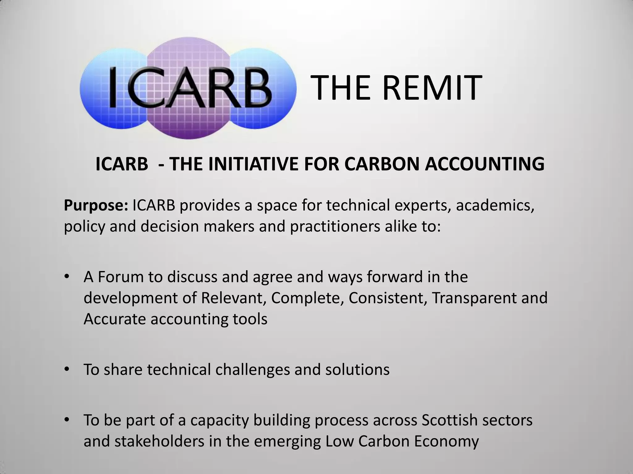 Icarb energy workshop welcome presentation sue roaf | PPT