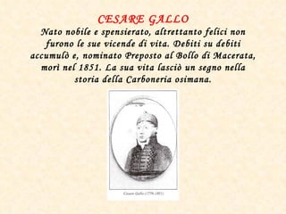 I carbonari di osimo | PPT