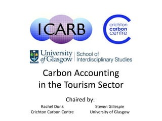 Carbon Accounting in the Tourism Sector | Rachel Dunk & Steven ...