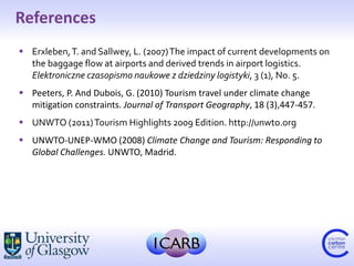 Carbon Accounting in the Tourism Sector | Rachel Dunk & Steven ...