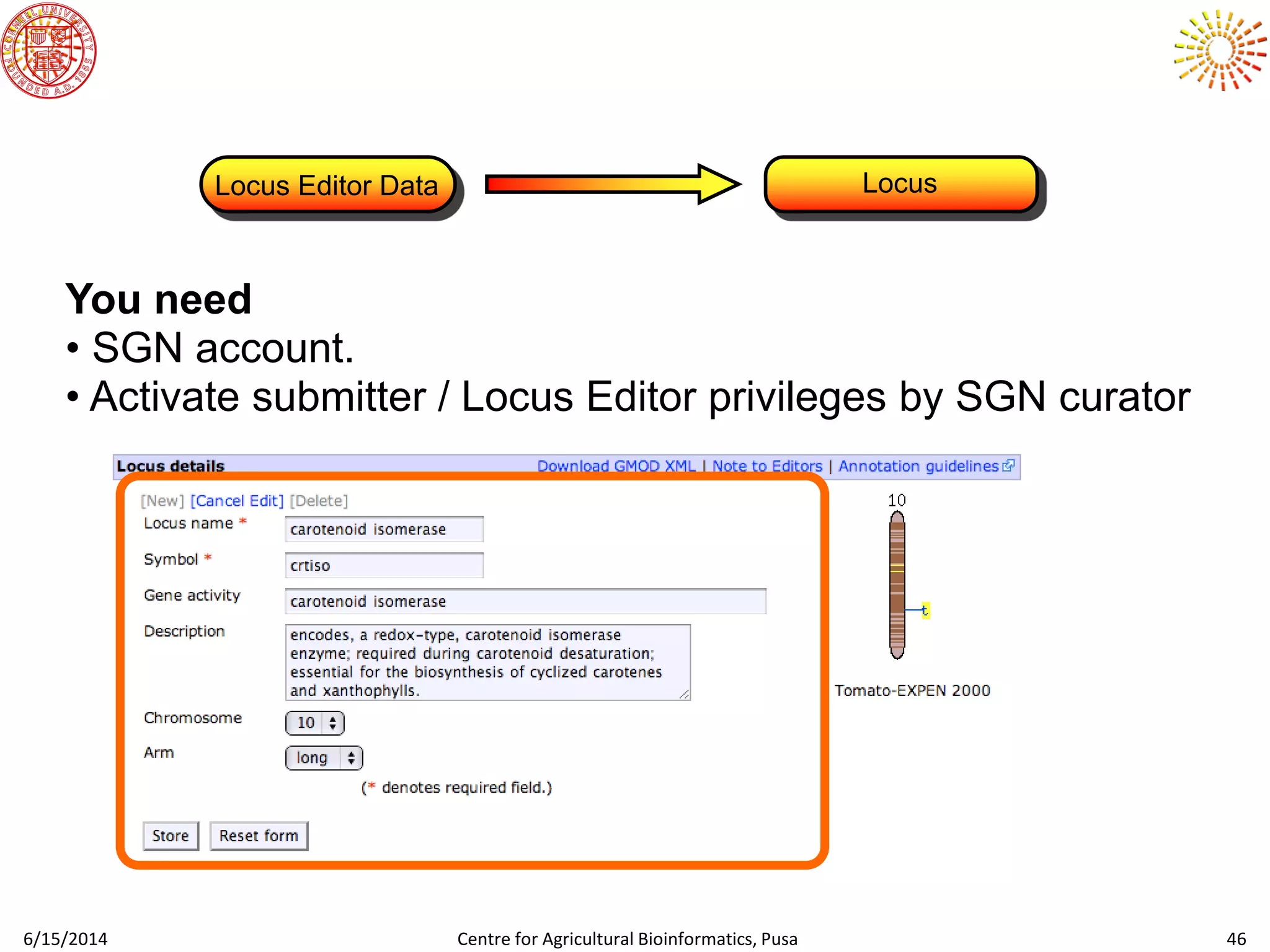 Sequencing, Genome Assembly and the SGN Platform | PPT