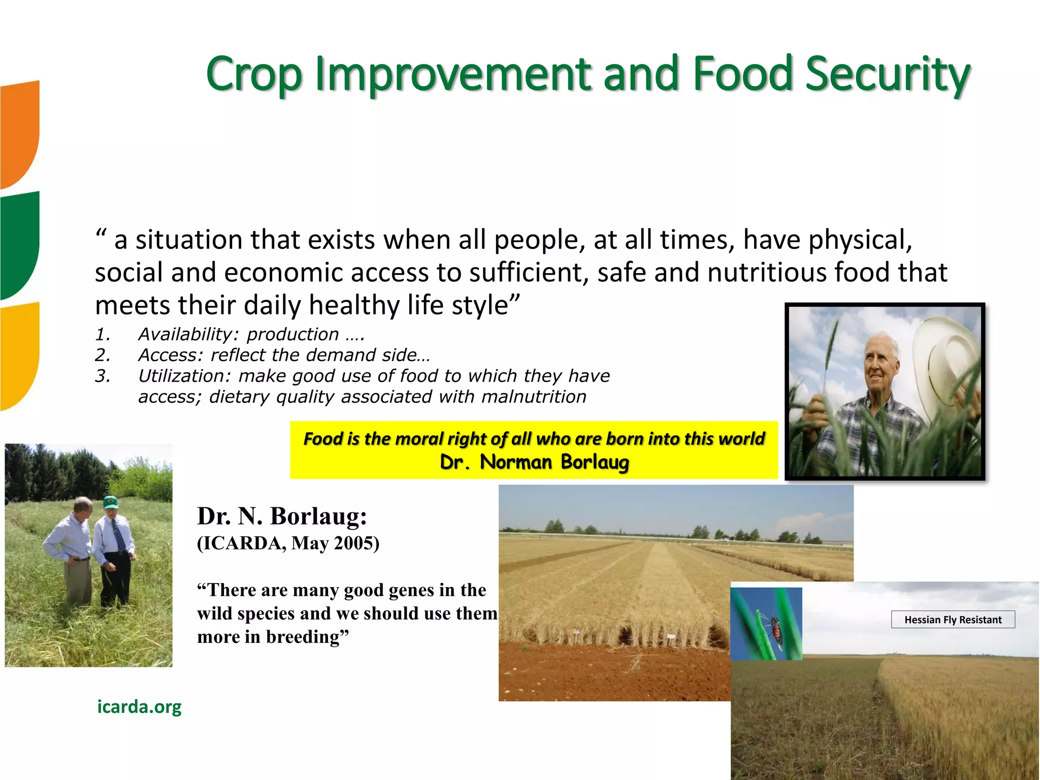 Science-based approaches for efficient conservation and use of genetic ...