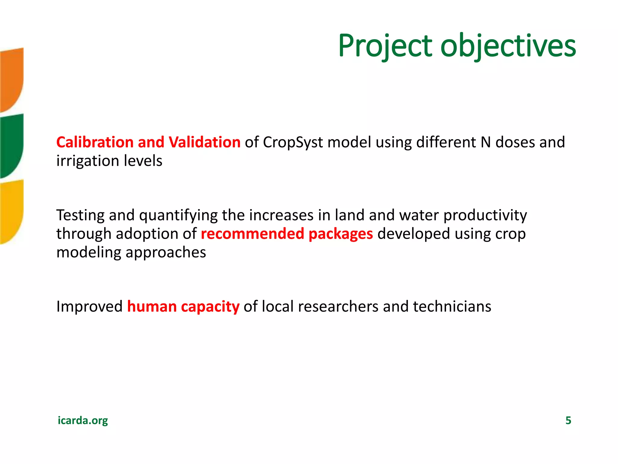 Improving Agricultural Water Productivity in the Indira Gandhi Nahar ...