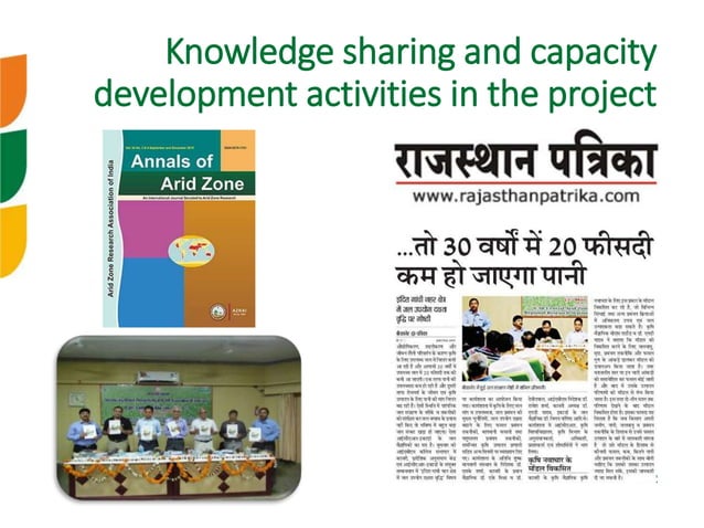 Improving Agricultural Water Productivity in the Indira Gandhi Nahar ...