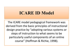 Icare id model ppt | PPTX