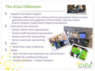 iCare Home Health Services company introduction | PDF