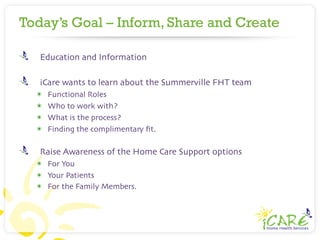 iCare Home Health Services company introduction | PDF