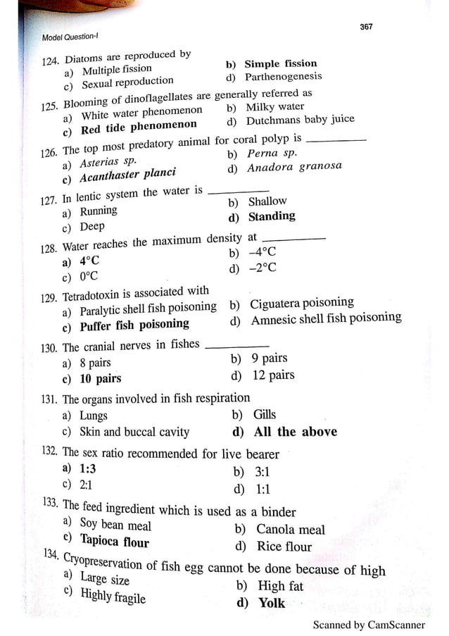 ICAR-JRF EXAMINATION MODEL PAPER | PDF