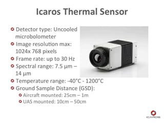 Icaros aerial thermography presentation | PDF