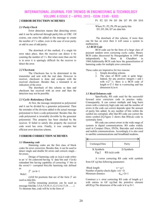 Survey on Error Control Coding Techniques | PDF