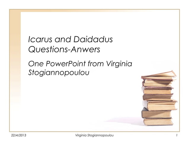 Icarus and daedalus | PPT