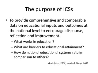 International Comparative Assessments | PPTX