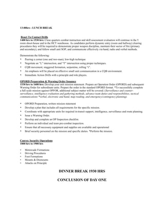 ICAS COURSE - Plan of the Day | PDF | Arms & Ammunition | Sensitive Topics