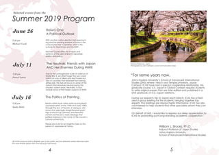 ICAS Program Book Vol. 1: Summer 2019 | PDF