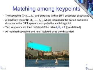 GEOMETRIC TAMPERING ESTIMATION BY MEANS OF A SIFT-BASED FORENSIC ...