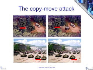 GEOMETRIC TAMPERING ESTIMATION BY MEANS OF A SIFT-BASED FORENSIC ...