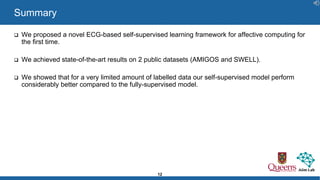 Self-supervised Learning for ECG-based Emotion Recognition | PDF