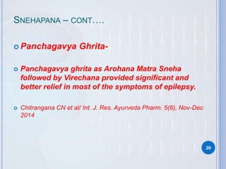 AYURVEDIC APPROACH TO CLINICAL MANAGEMENT OF EPILEPSY (APASMARA)-ICAUST ...