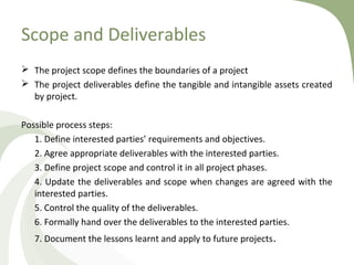 ICB Competence, Project Standards | PPT