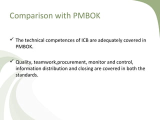 ICB Competence, Project Standards | PPT | Civil Engineering Industry ...