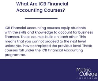 ICB Financial Accounting Courses | PPT