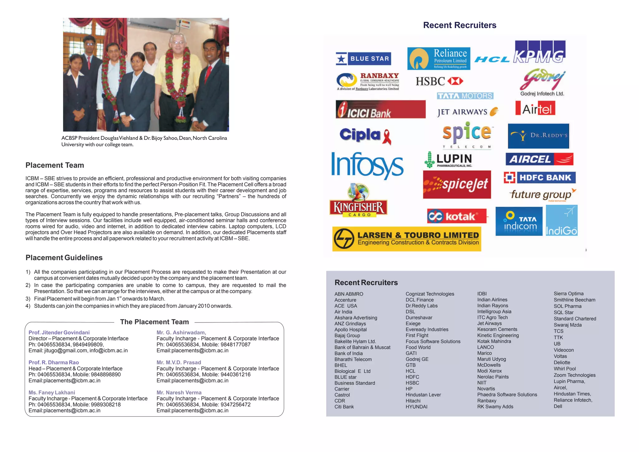 ICBM Placement Brochure | PDF | Professional School | Postgraduate ...