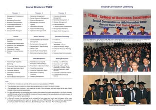ICBM Placement Brochure | PDF | Professional School | Postgraduate ...