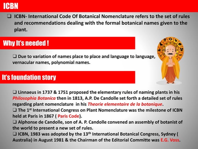 ICBN to ICN- Changes and Significances. | PPTX | Biological Sciences ...