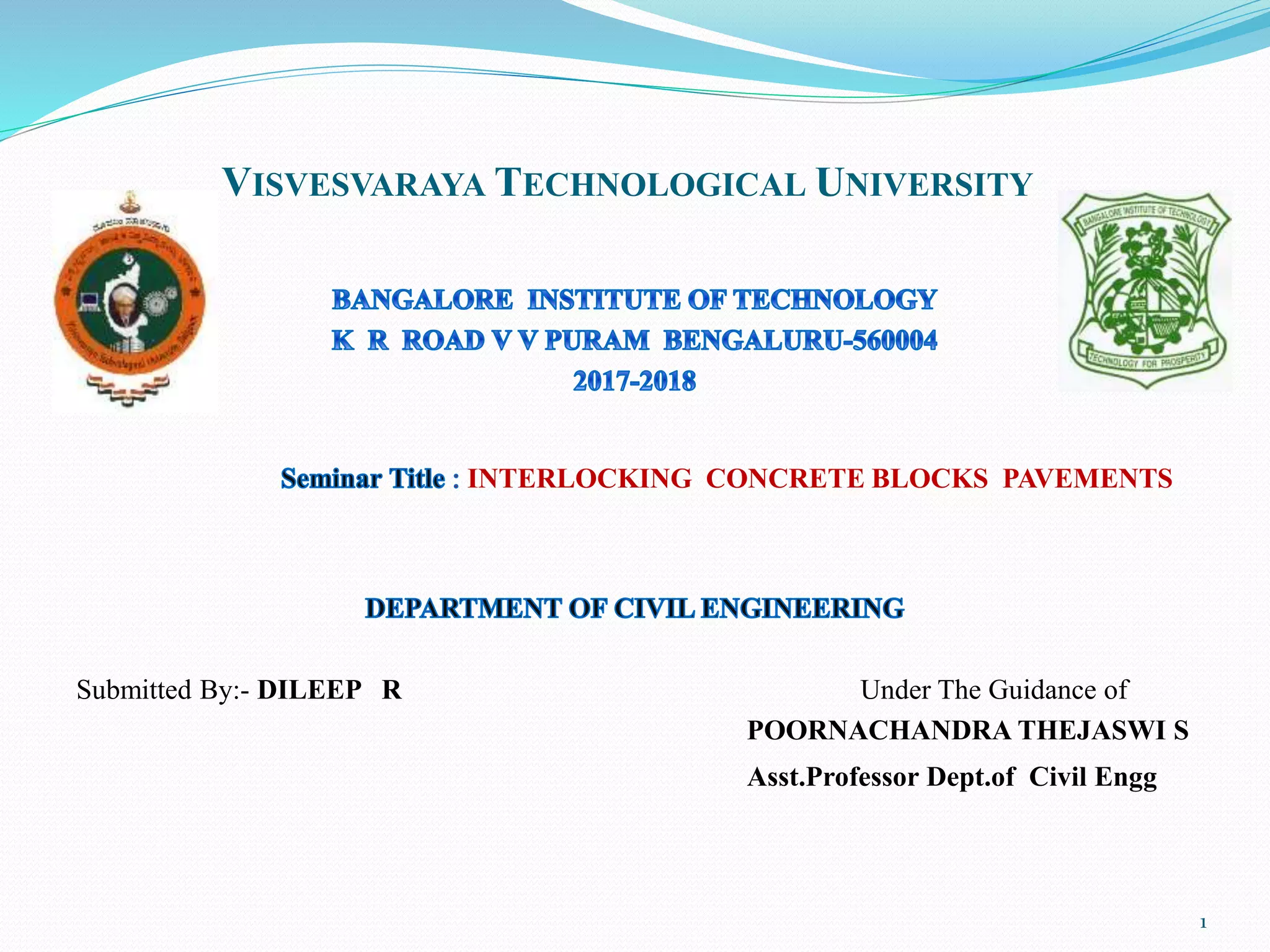 INTERLOCKING CONCRETE BLOCKS PAVEMENTS | PPTX