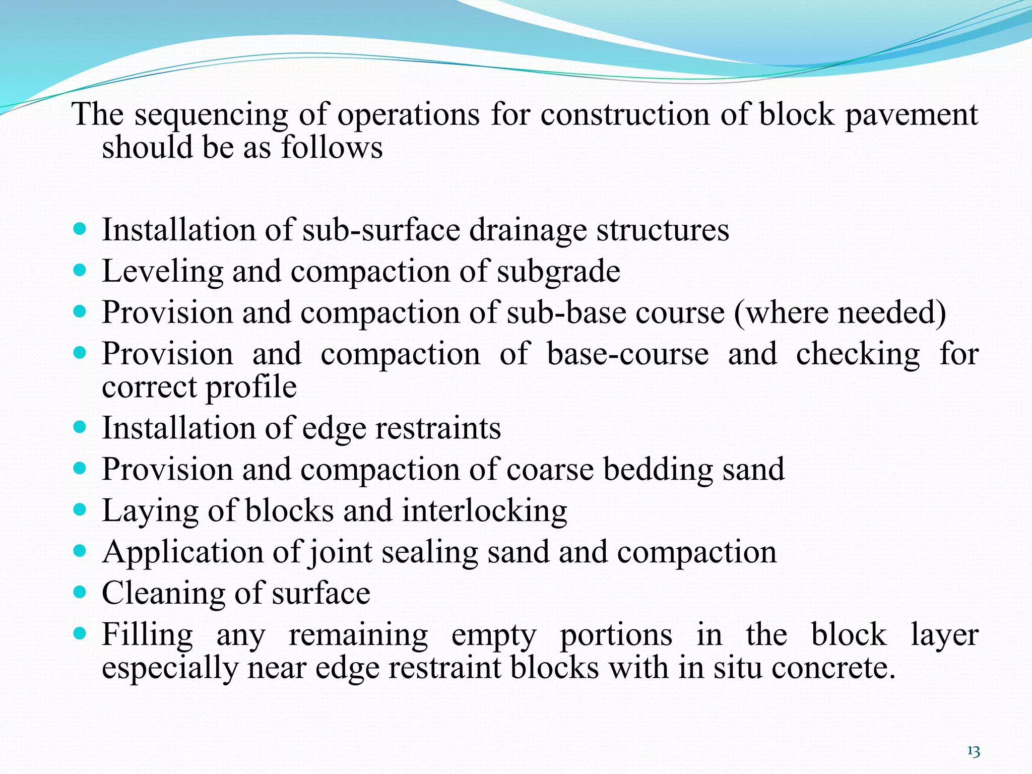 INTERLOCKING CONCRETE BLOCKS PAVEMENTS | PPTX