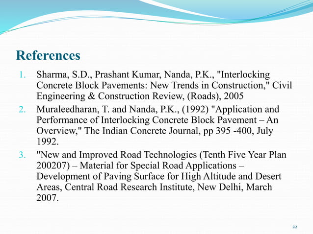 INTERLOCKING CONCRETE BLOCKS PAVEMENTS | PPTX