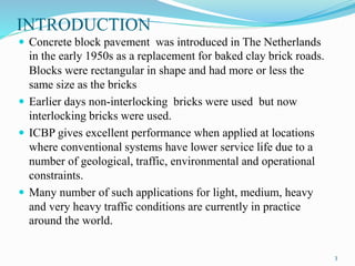 INTERLOCKING CONCRETE BLOCKS PAVEMENTS | PPTX