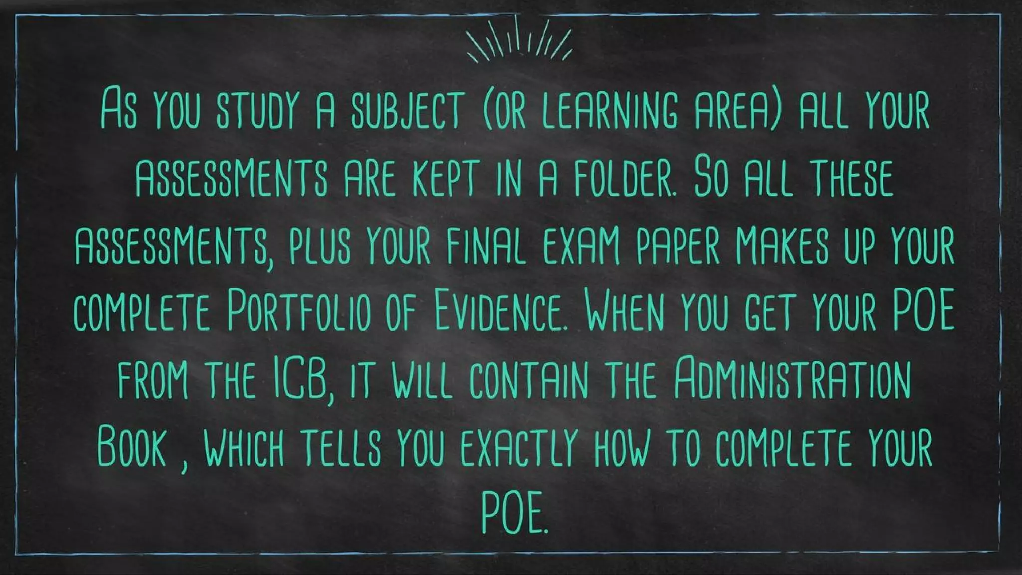 Icb portfolio of evidence | PPT