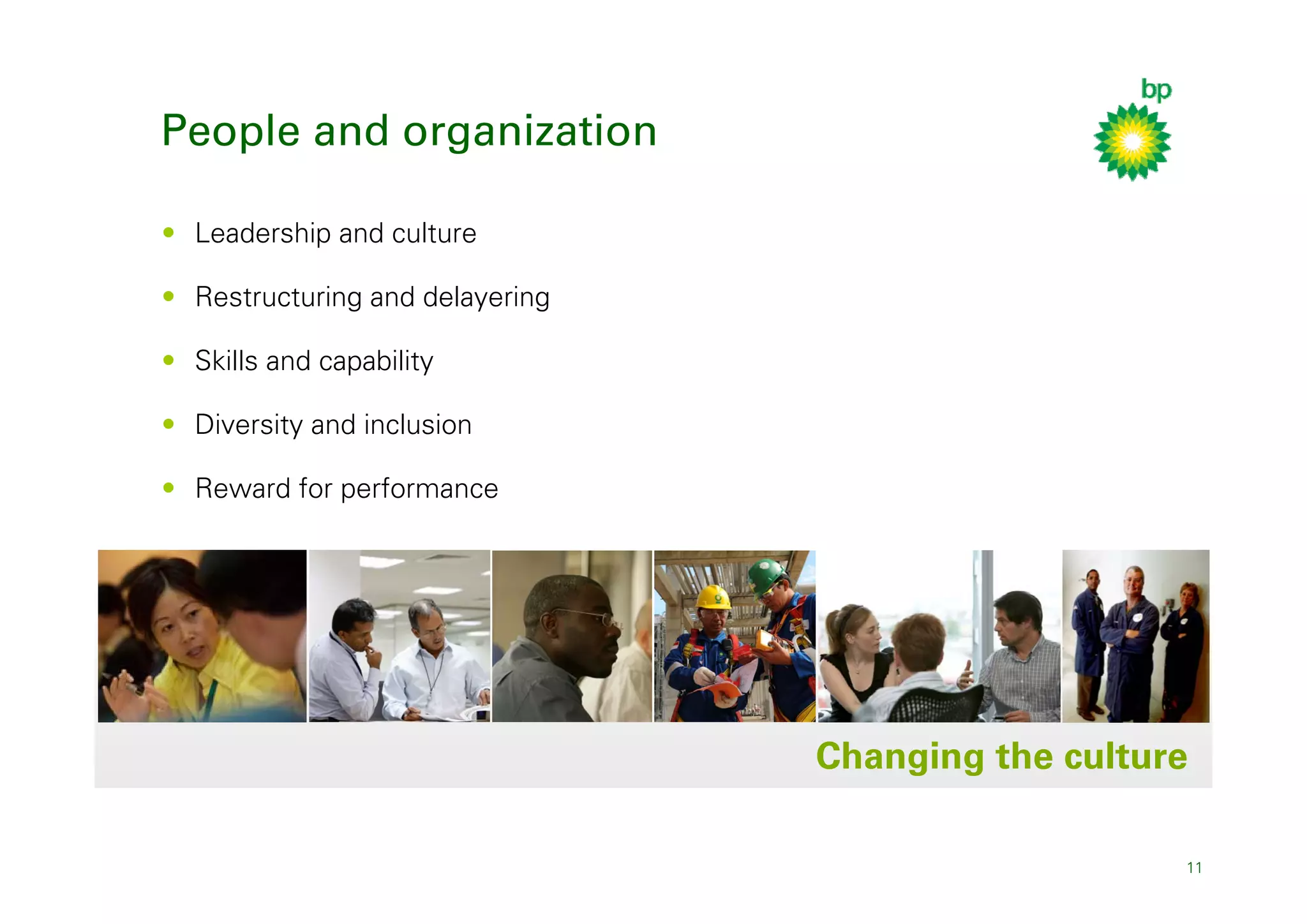 BP Strategy Presentation - March 2010 | PPT
