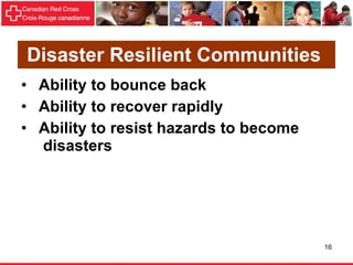 ICBRR: An Approach to Building Disaster Resilient Communities | PPT