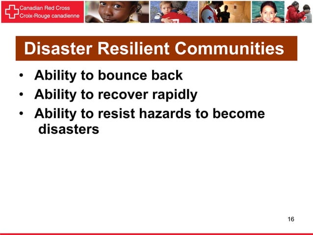 ICBRR: An Approach to Building Disaster Resilient Communities | PPT