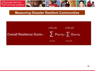 ICBRR: An Approach to Building Disaster Resilient Communities | PPT
