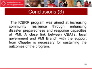 ICBRR: An Approach to Building Disaster Resilient Communities | PPT