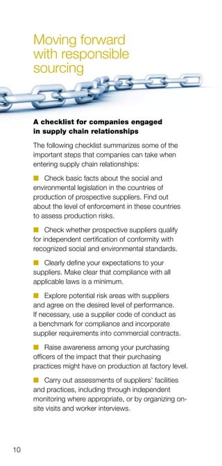 ICC Guide to Responsible Sourcing | PDF | Logistics | Business