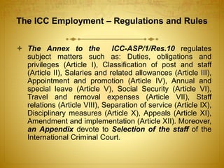 The International Criminal Court (ICC) presentation added- | PPT