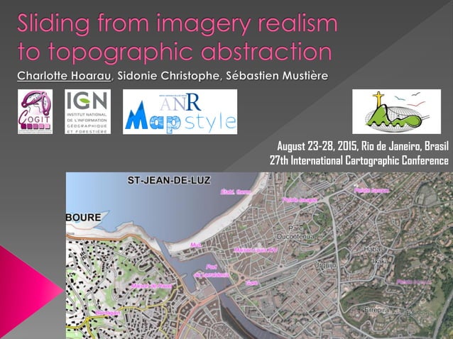 Sliding from imagery realism to topographic abstraction | PPT