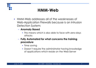 HMM-Web: a framework for the detection of attacks against Web ...
